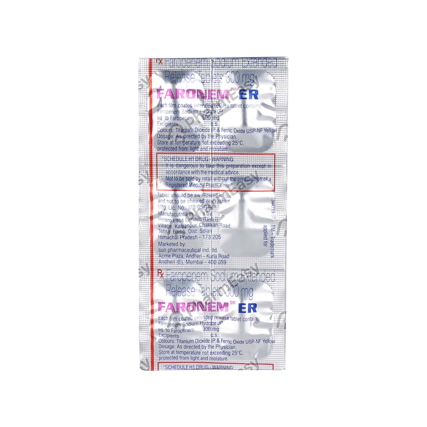 Faronem Er 300 MG Tablet (6): Uses, Side Effects, Price & Dosage ...