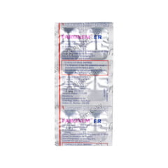 Faronem Er 300 MG Tablet (6) - Uses, Side Effects, Dosage, Composition ...