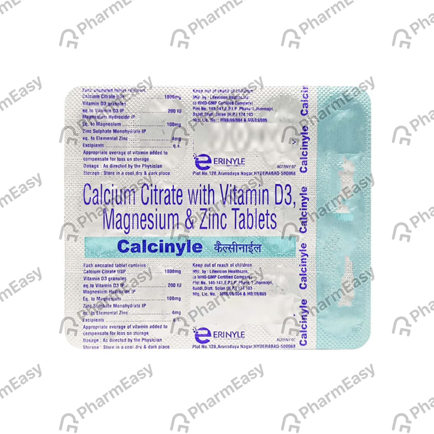 Calcinyle Strip Of 15 Tablets: Uses, Side Effects, Price & Dosage ...