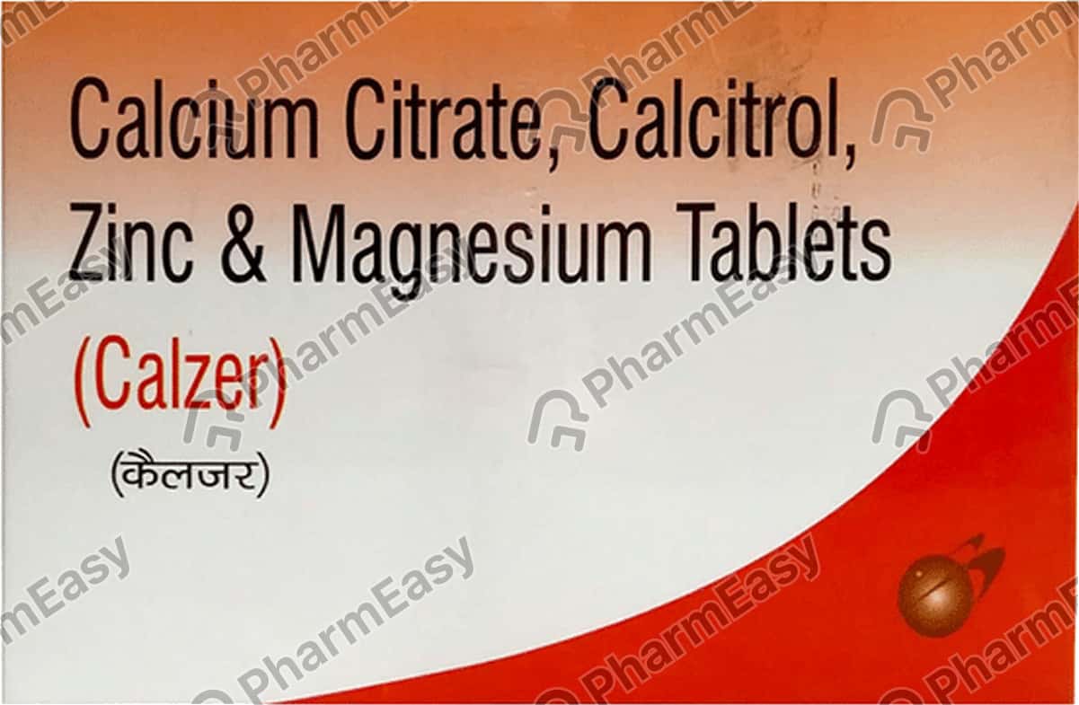 Calzer Strip Of 10 Tablets: Uses, Side Effects, Price & Dosage | PharmEasy
