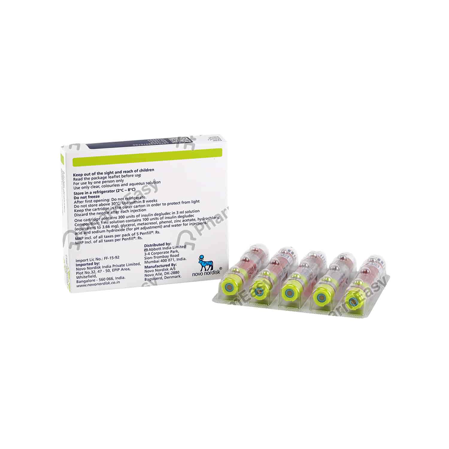 Tresiba 100iu Penfill 3ml - Uses, Side Effects, Dosage, Composition ...