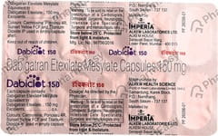 Dabiclot 150 MG Capsule (10): Uses, Side Effects, Price & Dosage ...