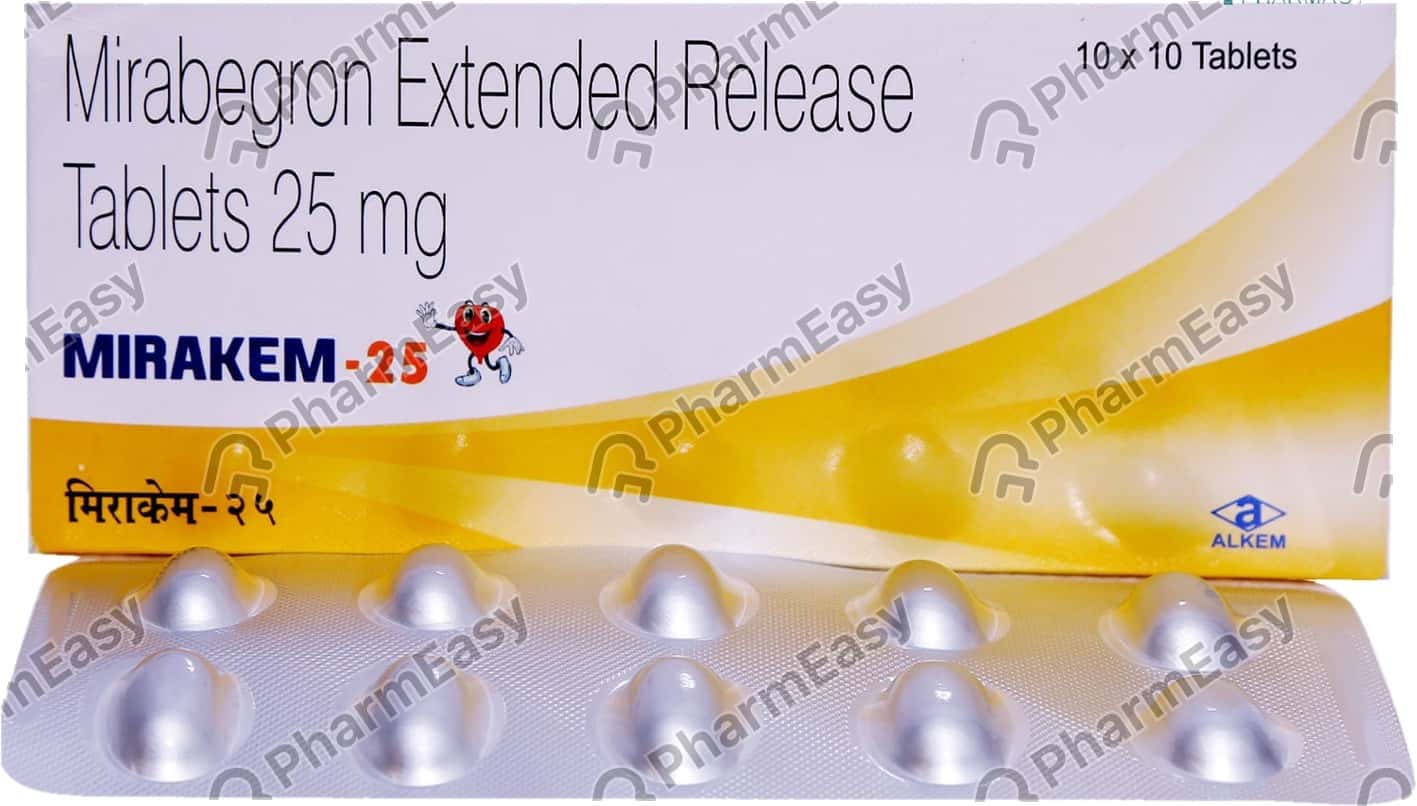 Mirakem 25 MG Tablet (10): Uses, Side Effects, Price & Dosage | PharmEasy