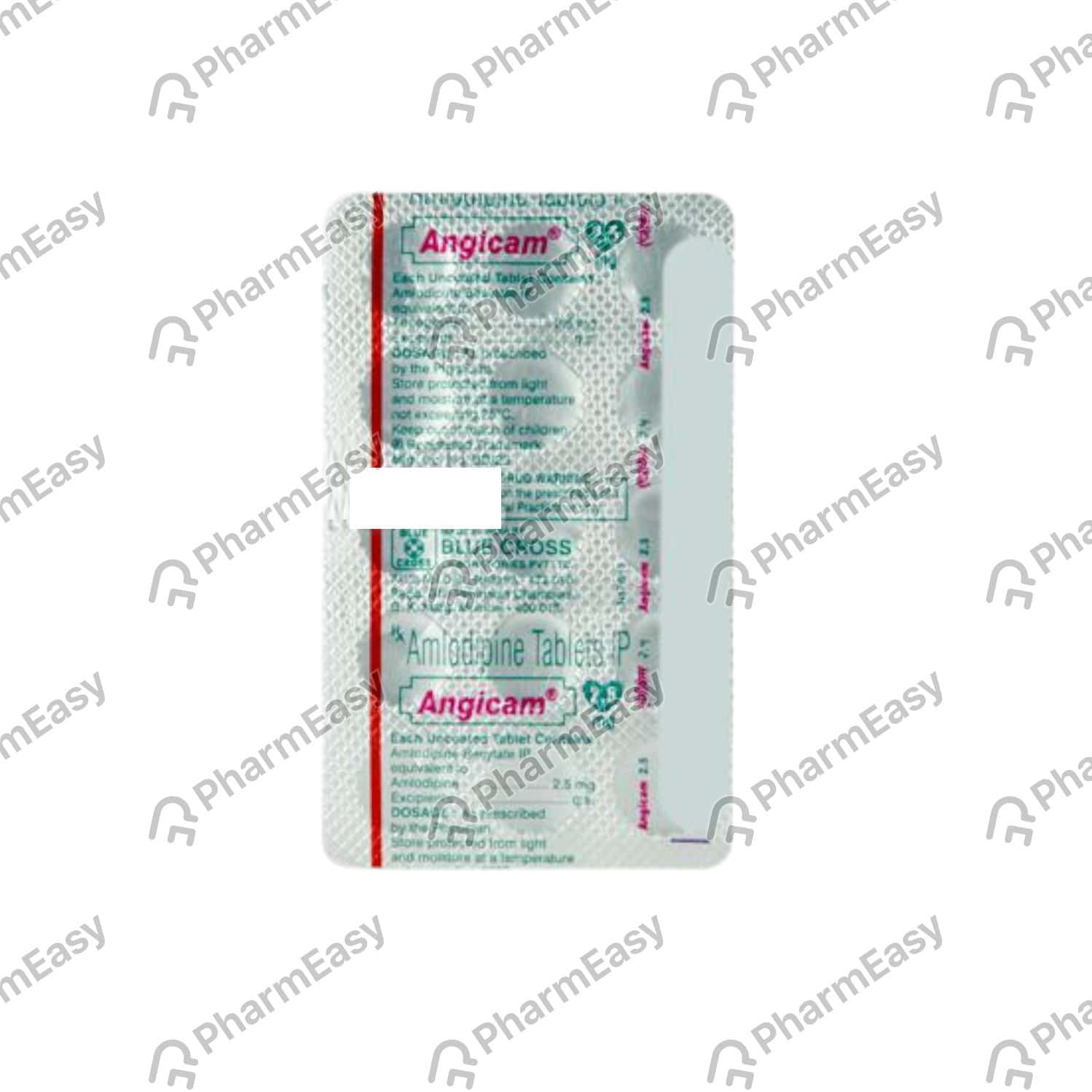 Angicam 2.5 MG Tablet (15): Uses, Side Effects, Price & Dosage | PharmEasy