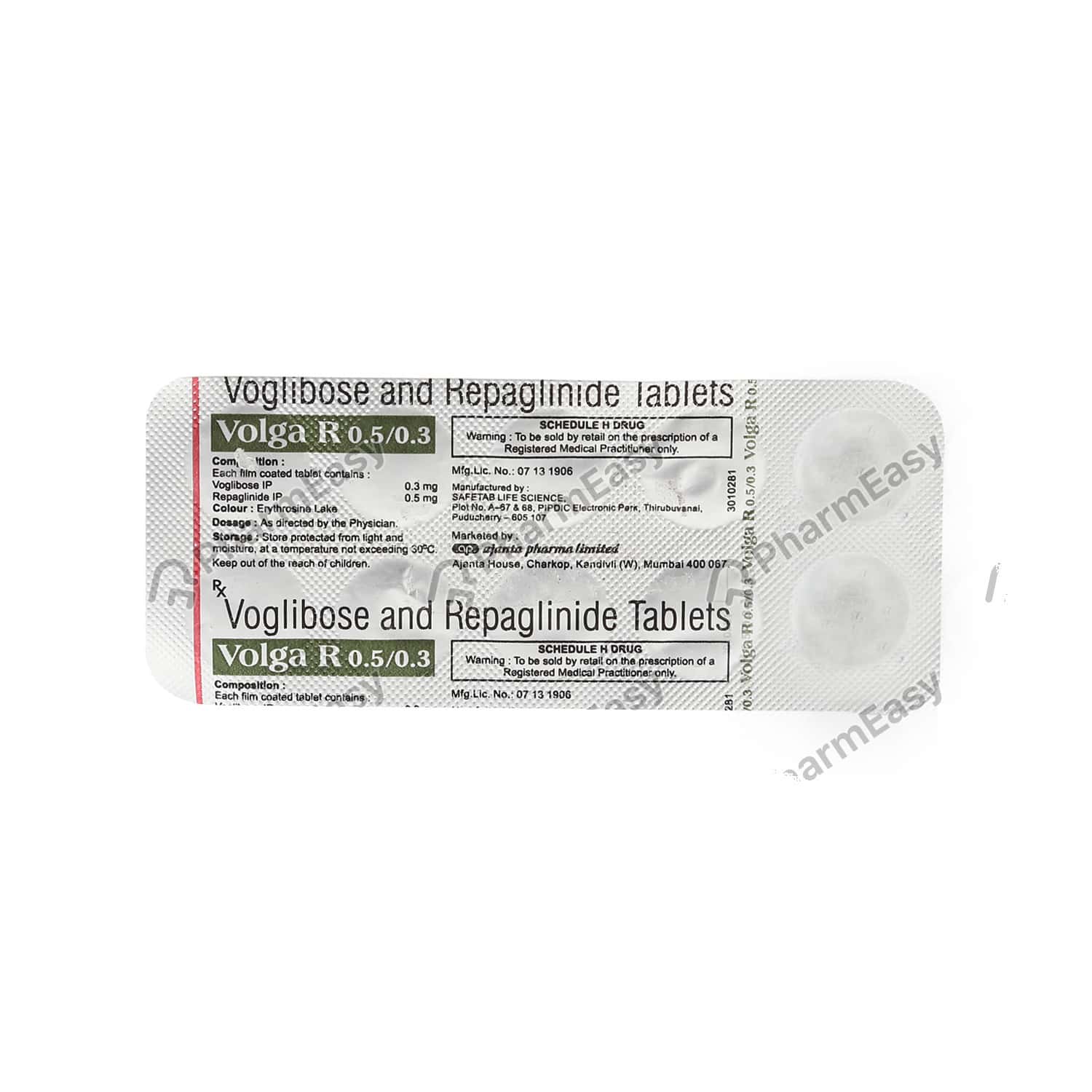 Buy Volga R 0.5mg/0.3mg Strip Of 10 Tablets Online at Flat 15% OFF ...