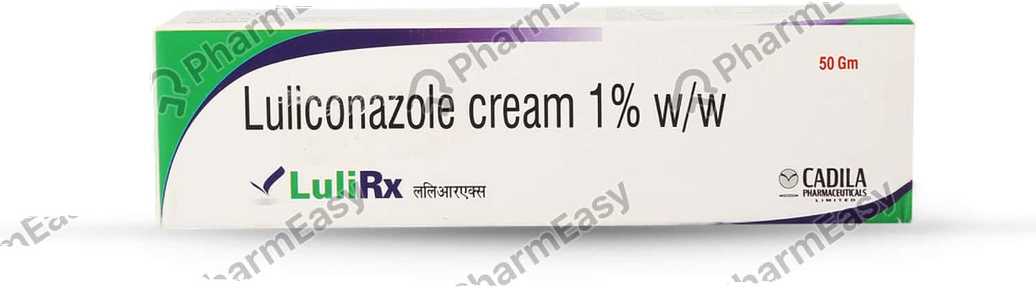 Lulirx 1 %W/W Cream (50): Uses, Side Effects, Price & Dosage | PharmEasy