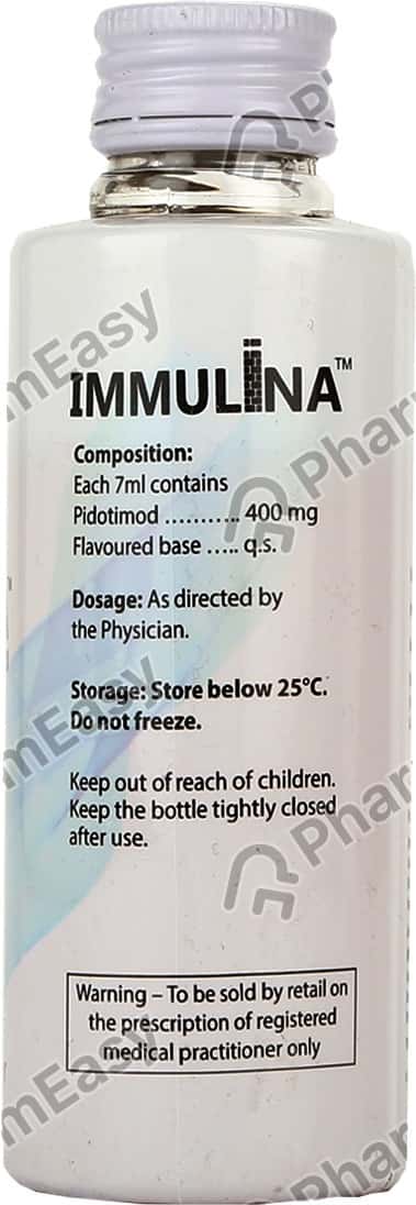 Immulina 400 MG Oral Liquid (100): Uses, Side Effects, Price & Dosage ...