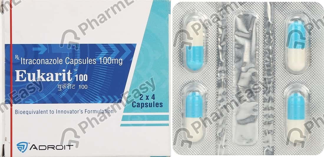 Eukarit 100 MG Capsule (4): Uses, Side Effects, Price & Dosage | PharmEasy