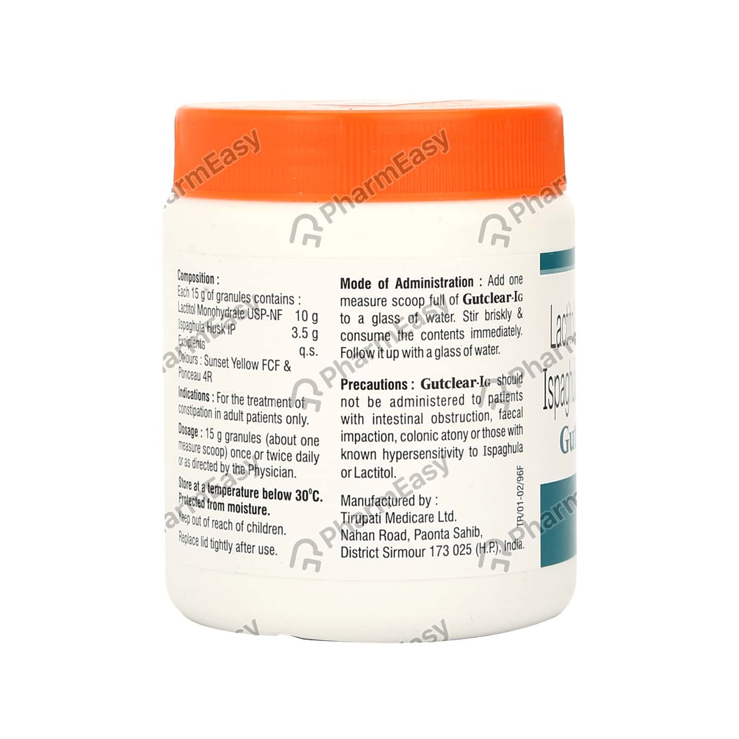 Buy Gutclear Ig Powder 180gm Online at Flat 18% OFF* | PharmEasy