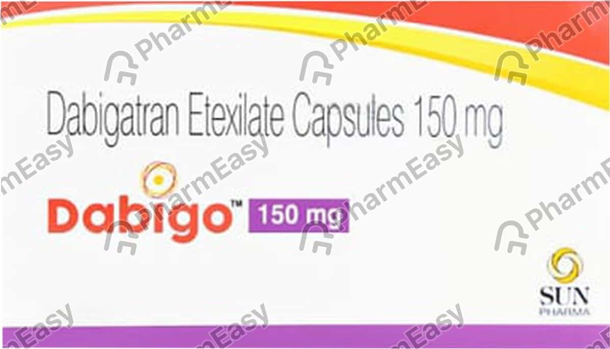 Dabigo 150 MG Capsule (10): Uses, Side Effects, Price & Dosage | PharmEasy