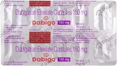 Dabigo 150 MG Capsule (10): Uses, Side Effects, Price & Dosage | PharmEasy