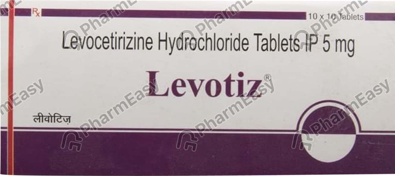 Levotiz 5 MG Tablet (10): Uses, Side Effects, Price & Dosage | PharmEasy