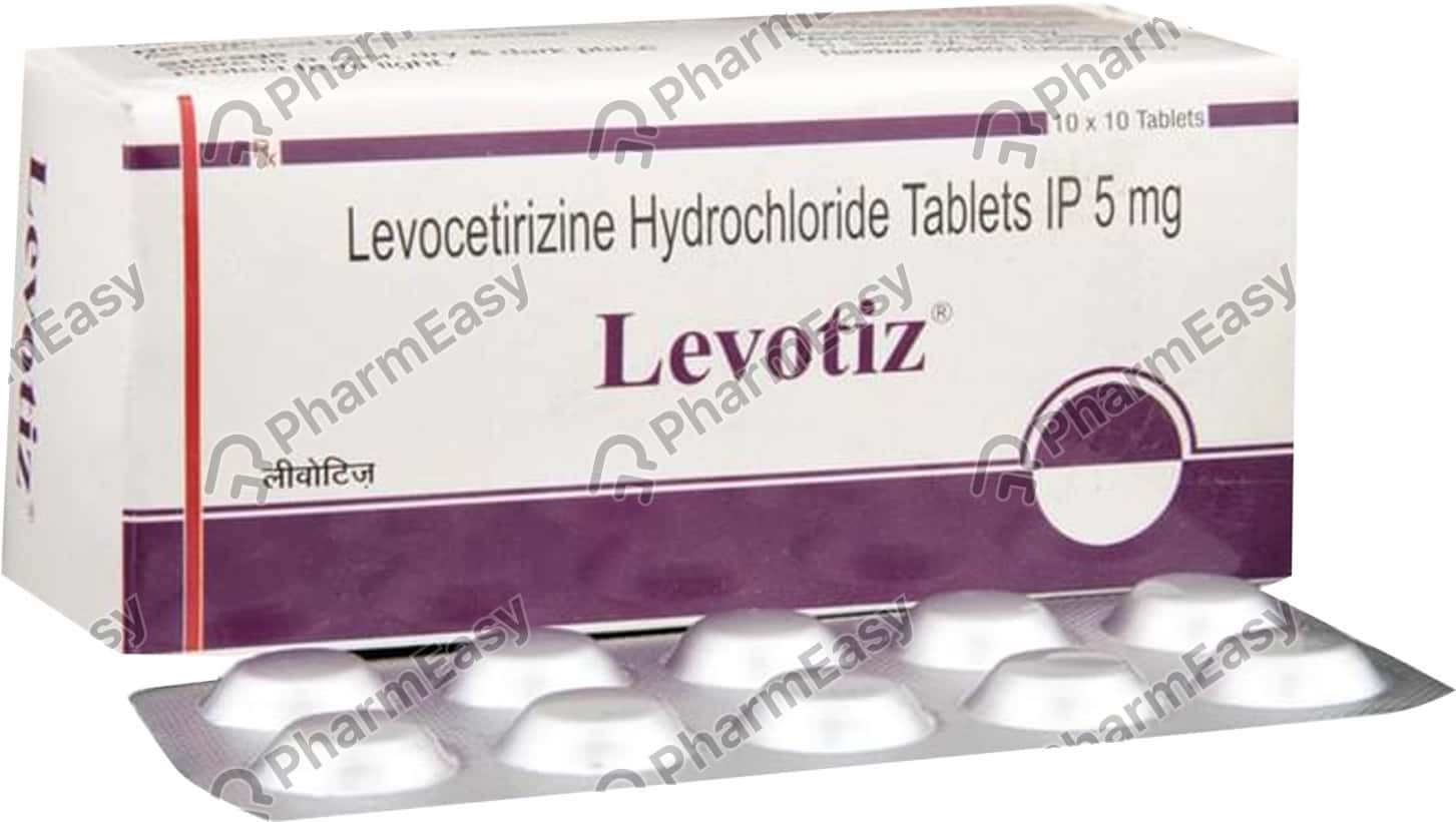 Levotiz 5 MG Tablet (10): Uses, Side Effects, Price & Dosage | PharmEasy
