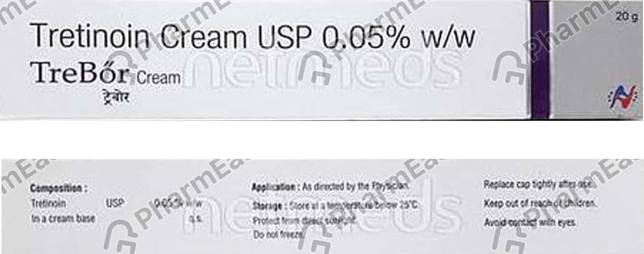 Trebor 0.025 %W/W Cream (20): Uses, Side Effects, Price & Dosage ...