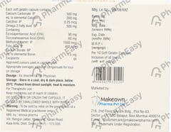 Buy Calcose Plus Strip Of 10 Capsules Online at Flat 15% OFF | PharmEasy
