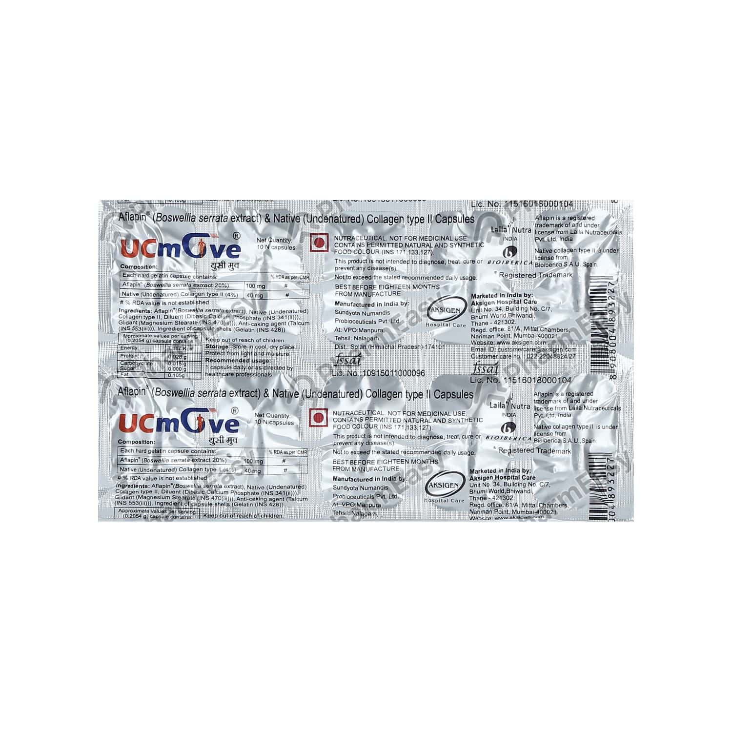 Buy Ucmove Cap 10'S Online at Flat 18% OFF* | PharmEasy