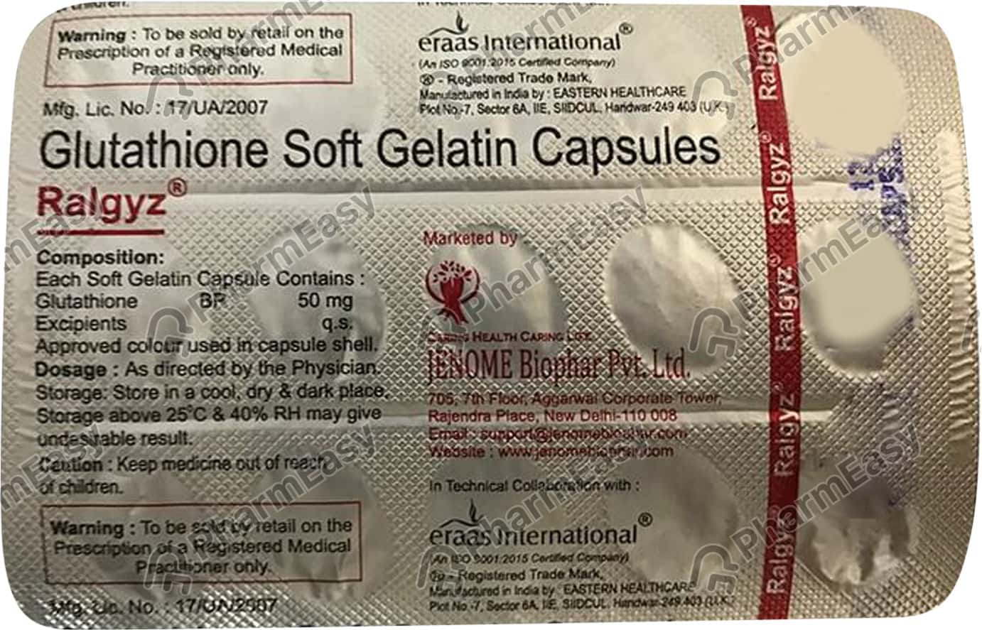 Ralgyz 50 MG Softgel Capsule (15): Uses, Side Effects, Price & Dosage ...