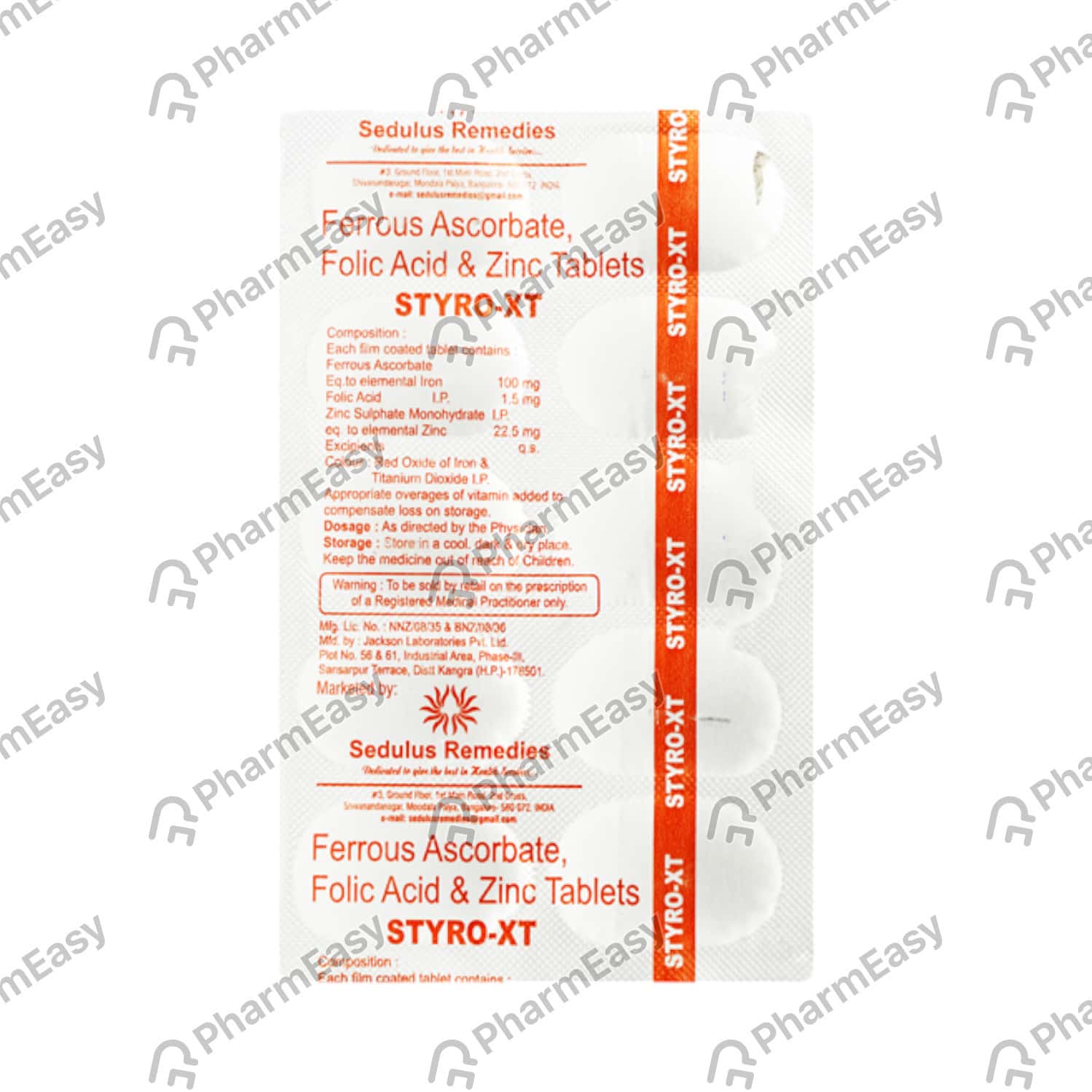 Styro Xt Strip Of 10 Tablets: Uses, Side Effects, Price & Dosage ...