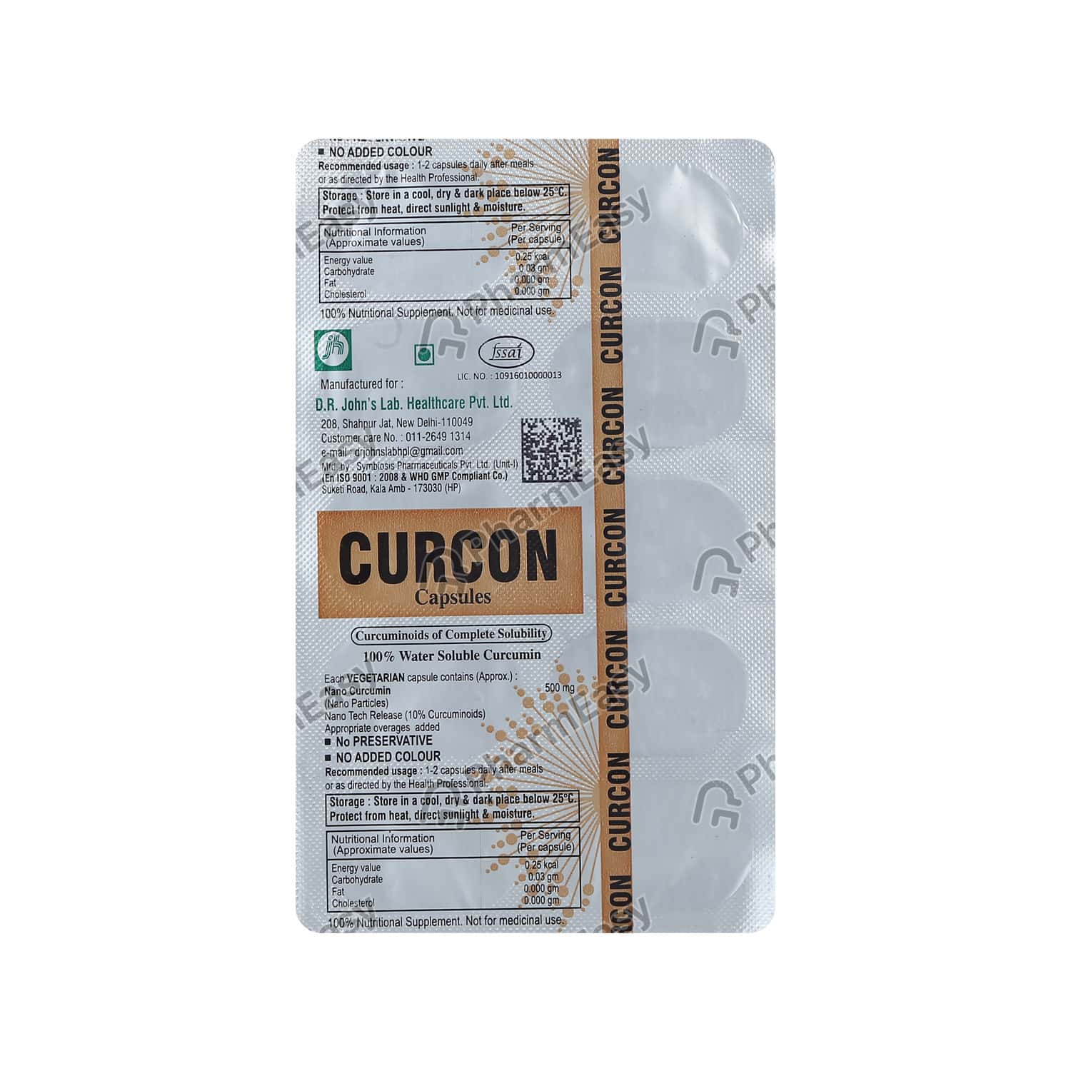 Buy CURCON STRIP OF 10 CAPSULES Online & Get Upto 60% OFF at PharmEasy