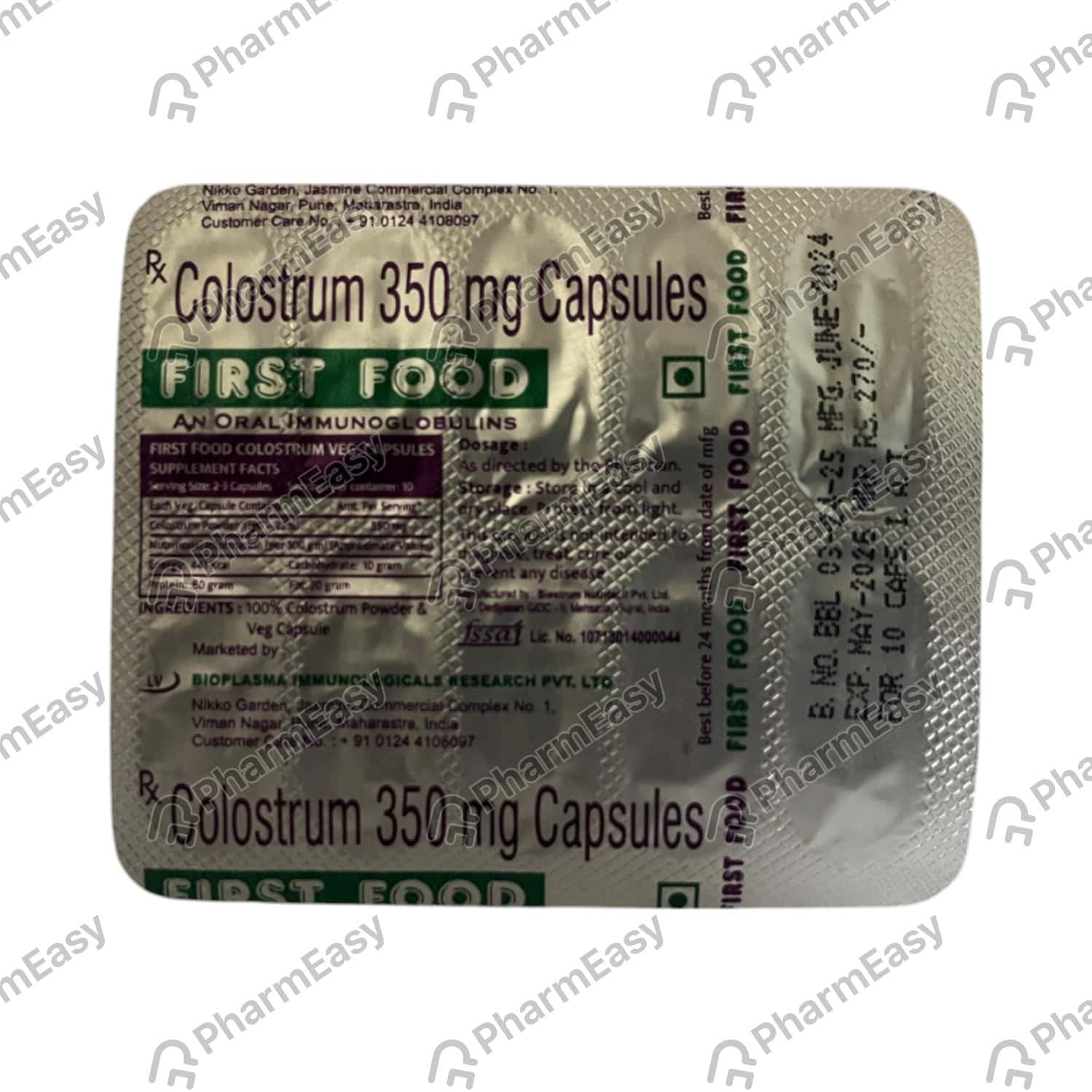Buy First Food Capsule (10) Online at Flat 15% OFF | PharmEasy