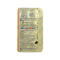 Meftal 250 MG Tablet (10) - Uses, Side Effects, Dosage, Composition ...