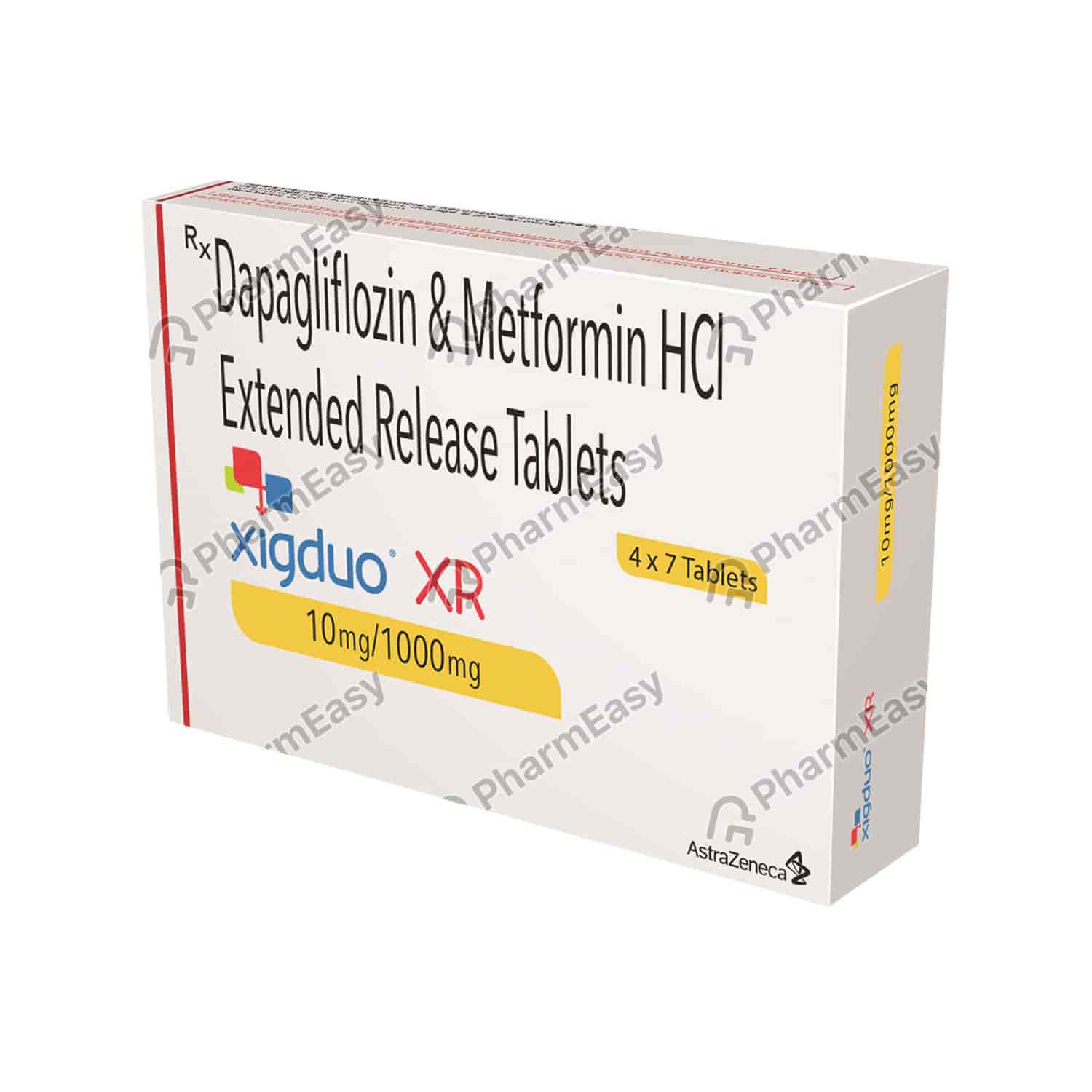 Buy Xigduo Xr 10mg/1000mg Tab 7'S Online at Flat 18% OFF* | PharmEasy