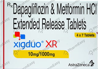 Xigduo Xr 10mg/1000mg Tablets 7'S: Uses, Side Effects, Price & Dosage ...