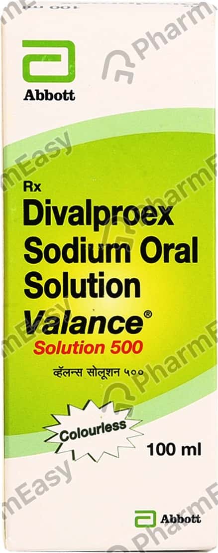 Buy Valance 500 MG/5ML Oral Solution (100) Online at Flat 15% OFF ...