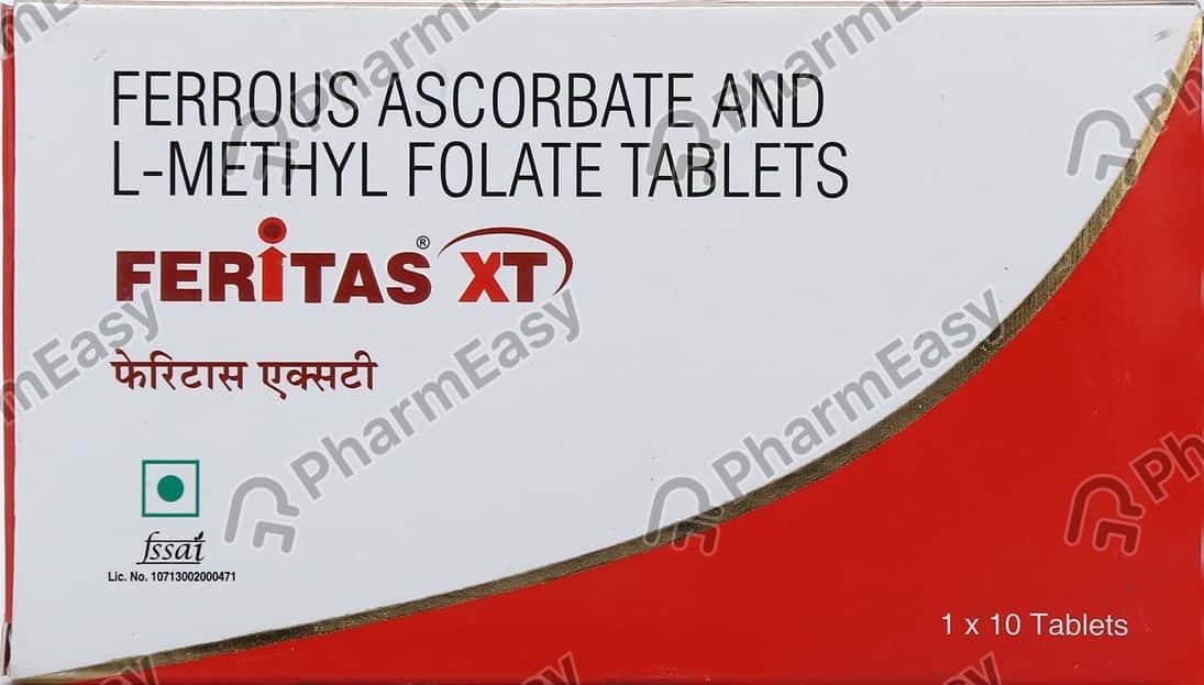 फेरिटास एक्सटी 10 टैबलेट (Feritas Xt in Hindi) : उपयोग, साइड-इफेक्ट्स ...