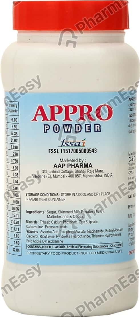 Buy Appro Choco Flavour Powder 200gm Online at Flat 15% OFF | PharmEasy