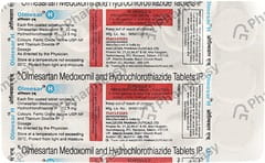Olmesar H 20 Strip Of 15 Tablets: Uses, Side Effects, Price & Dosage ...