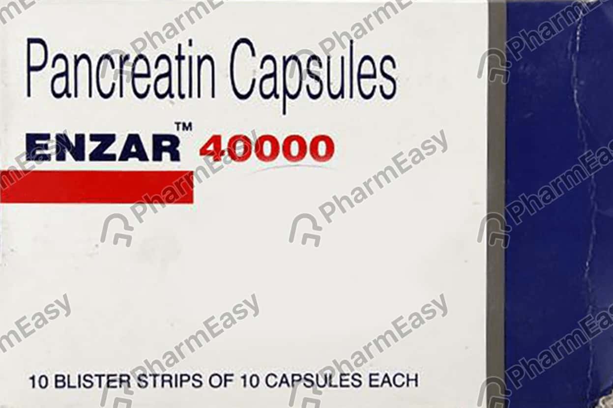 Enzar 40000 PFU Capsule (10): Uses, Side Effects, Price & Dosage ...
