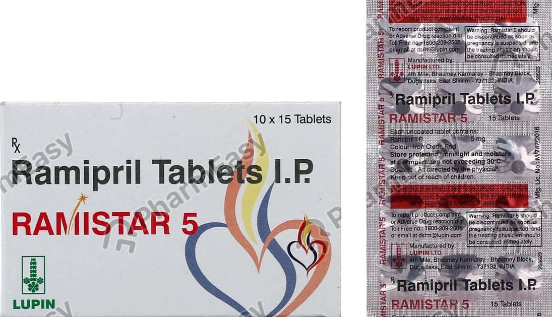 Ramistar 5 MG Tablet (15): Uses, Side Effects, Price & Dosage | PharmEasy