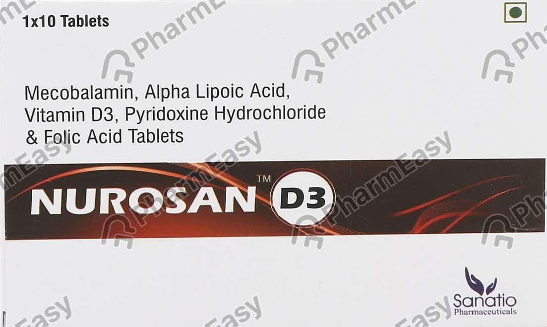 Buy Nurosan D3 Tablet (10) Online at Flat 15% OFF | PharmEasy