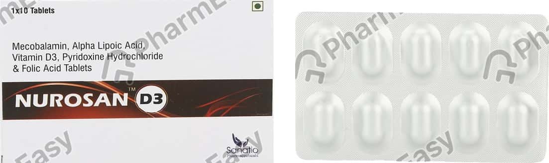 Buy Nurosan D3 Tablet (10) Online at Flat 15% OFF | PharmEasy