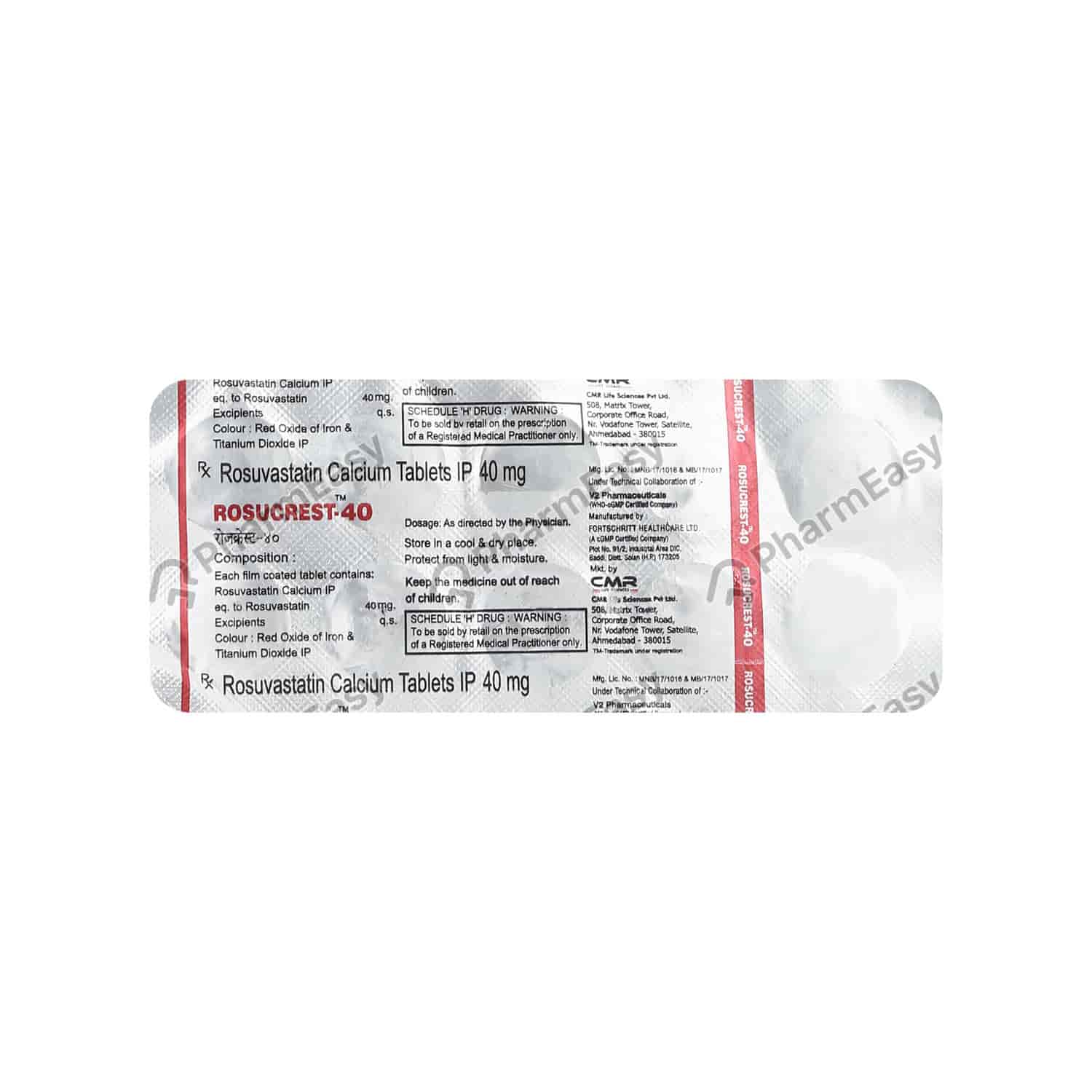 Rosucrest 40mg Tab 10'S - Uses, Side Effects, Dosage, Composition ...