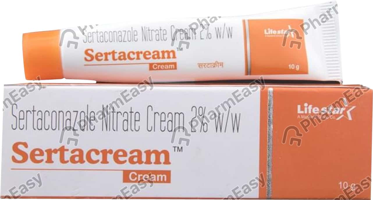 Sertacream 2 %W/W Cream (10): Uses, Side Effects, Price & Dosage ...