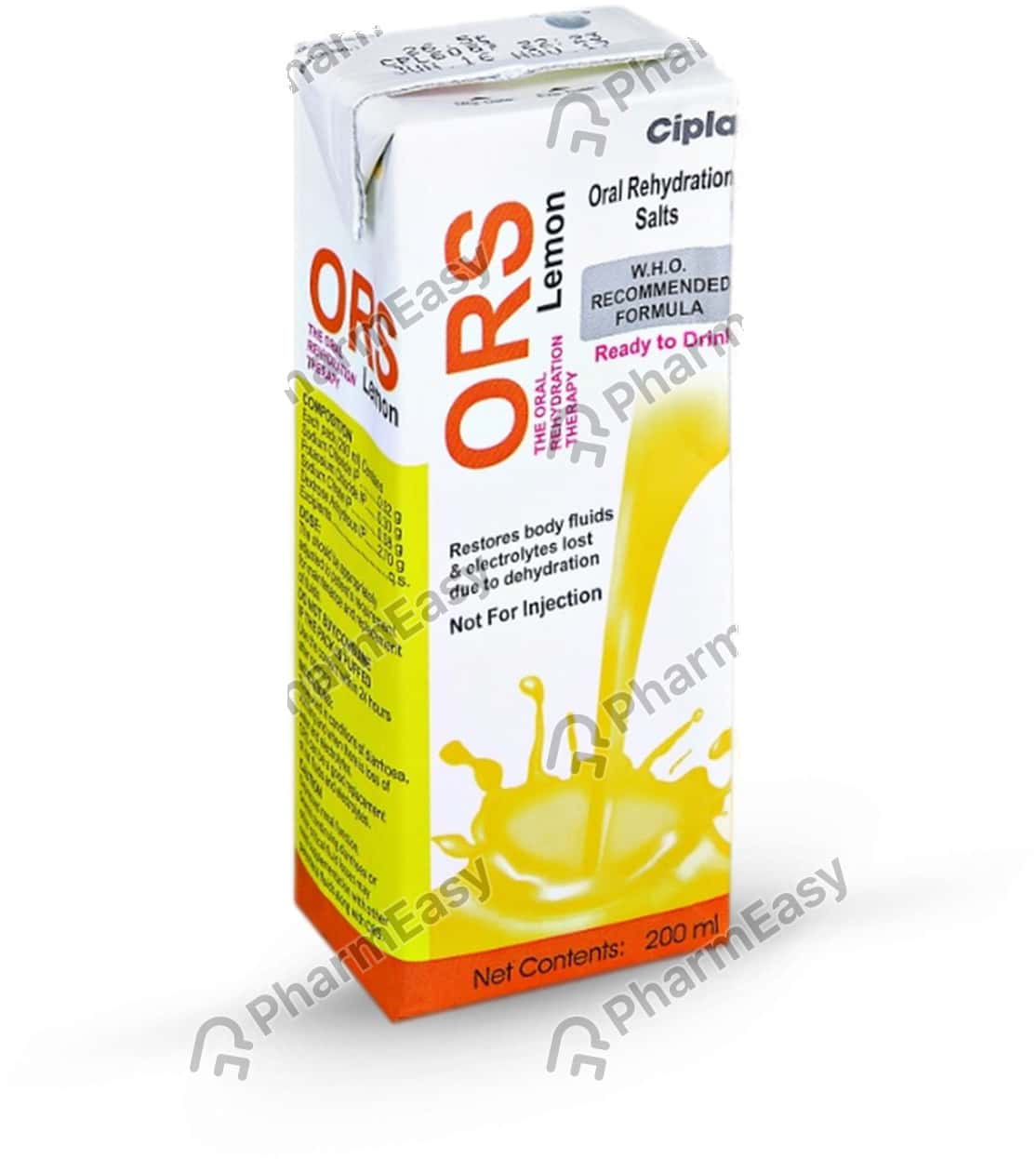 Buy Ors Lemon Flavour Tetrapack Of 200ml Liquid Online & Save Up to 24% ...
