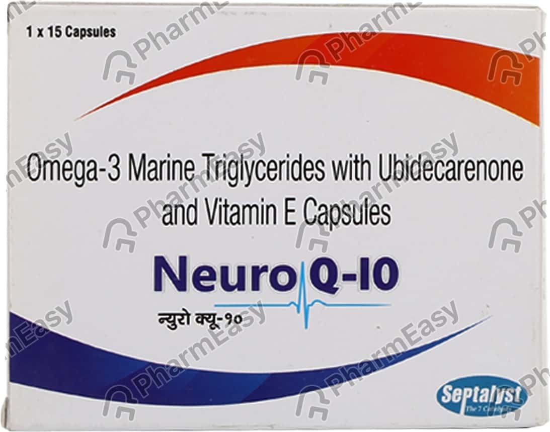 Buy Neuro Q 10 Strip Of 15 Capsules Online & Save Up to 24% at PharmEasy
