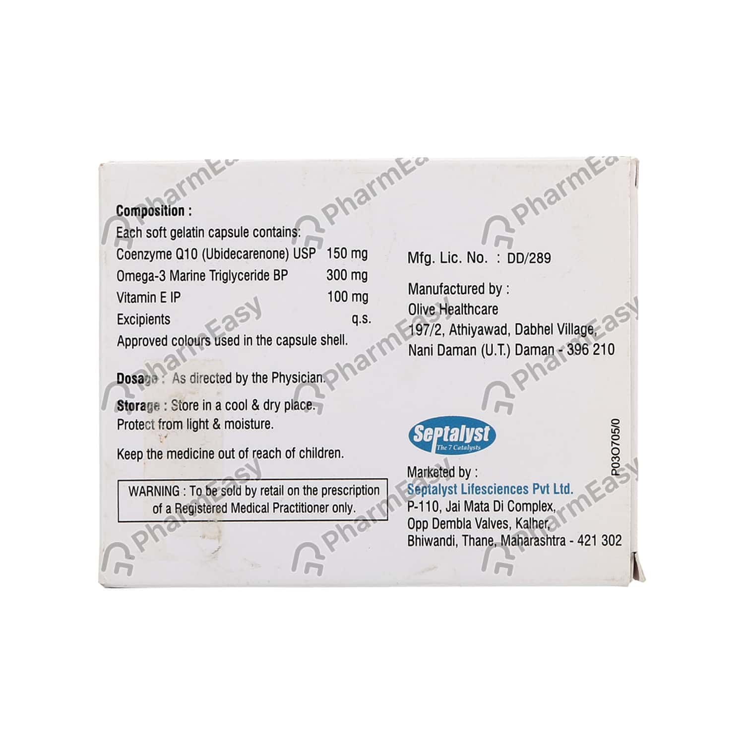 Buy Neuro Q 10 Strip Of 15 Capsules Online at Flat 18% OFF* | PharmEasy