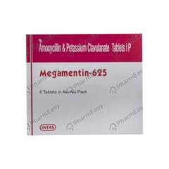 Megamentin 625mg Strip Of 10 Tablets - Uses, Side Effects, Dosage ...