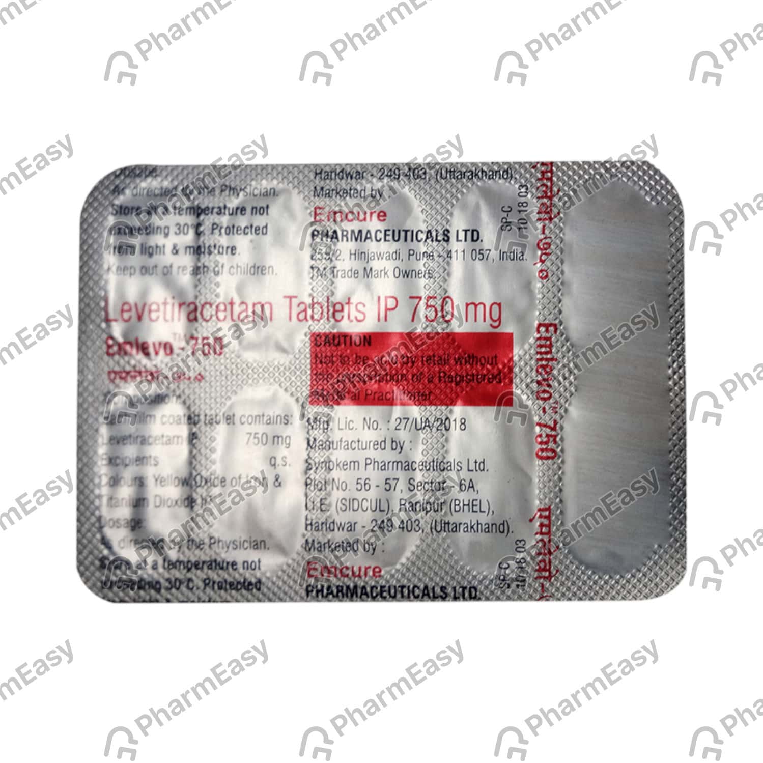 Emlevo 750 MG Tablet (30): Uses, Side Effects, Price & Dosage | PharmEasy