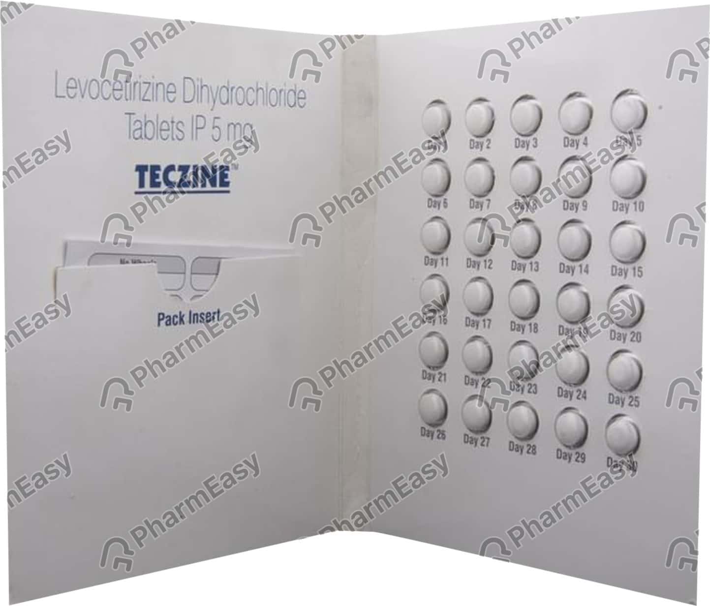 Teczine 5 MG Tablet (30): Uses, Side Effects, Price & Dosage | PharmEasy