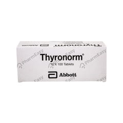 Thyronorm 37.5 MCG Tablet (100) - Uses, Side Effects, Dosage ...