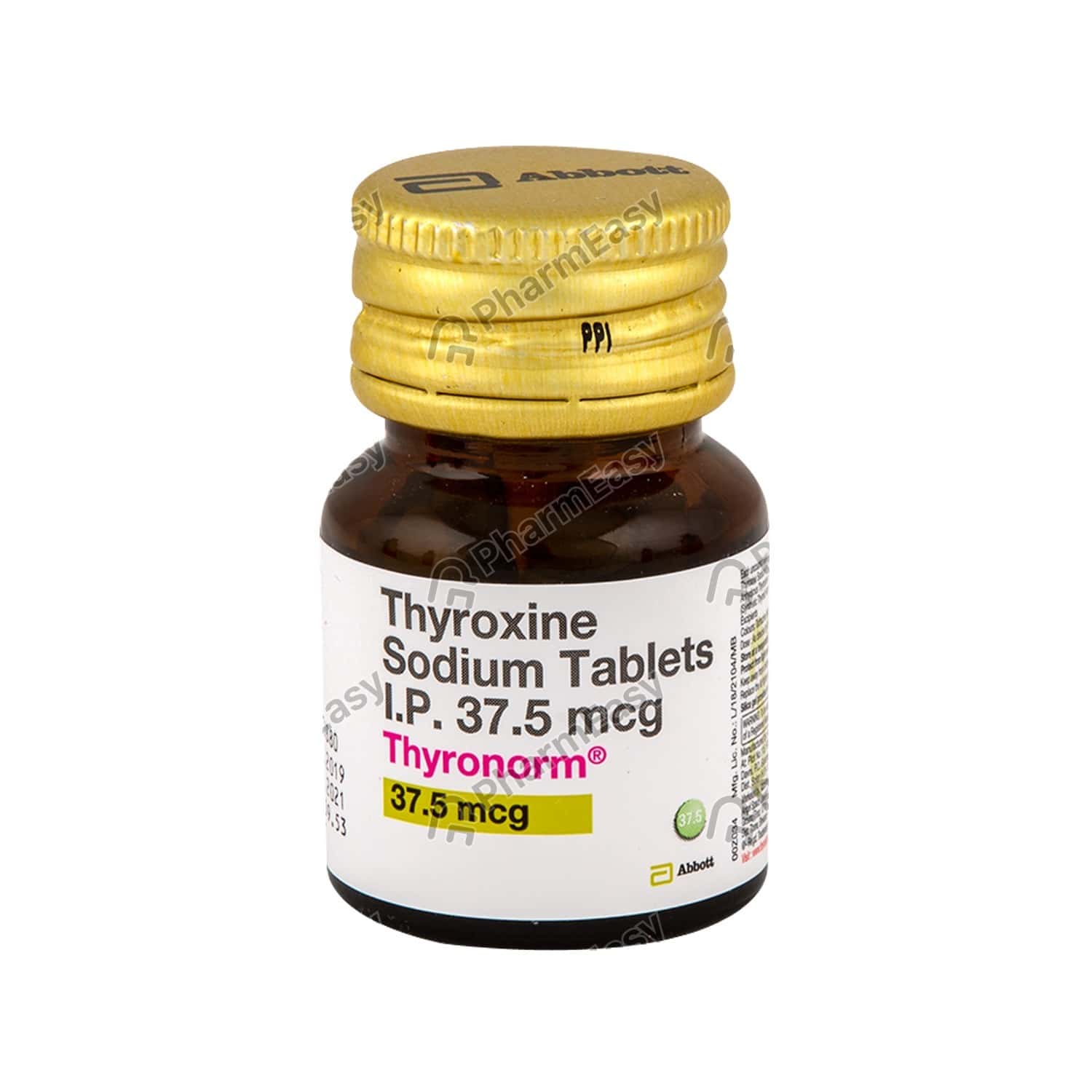 Thyronorm 37.5 MCG Tablet (100): Uses, Side Effects, Price & Dosage ...