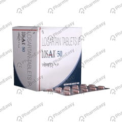 Losar 50 MG Tablet (10): Uses, Side Effects, Price & Dosage | PharmEasy