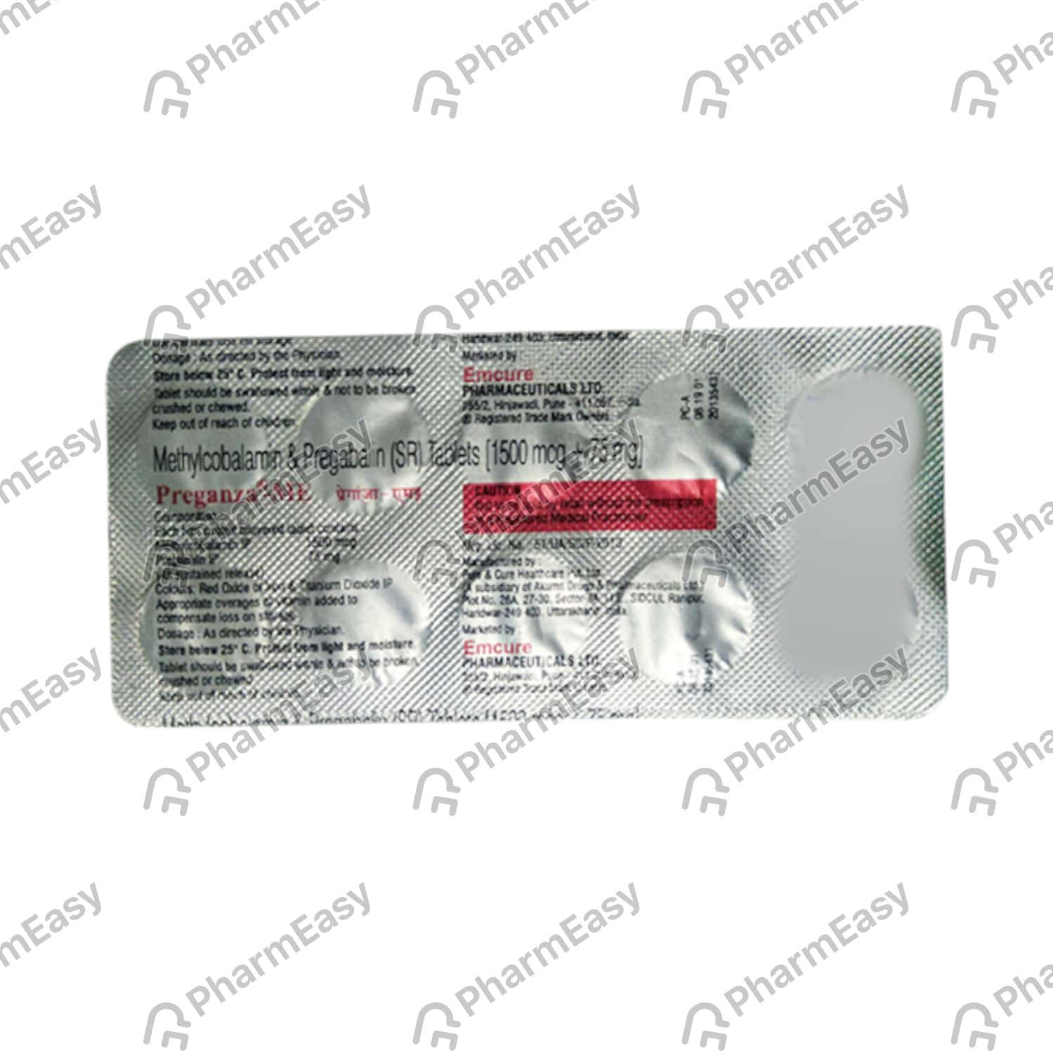 Preganza Me 75 Mg/1500mcg Strip Of 10 Tablets: Uses, Side Effects ...
