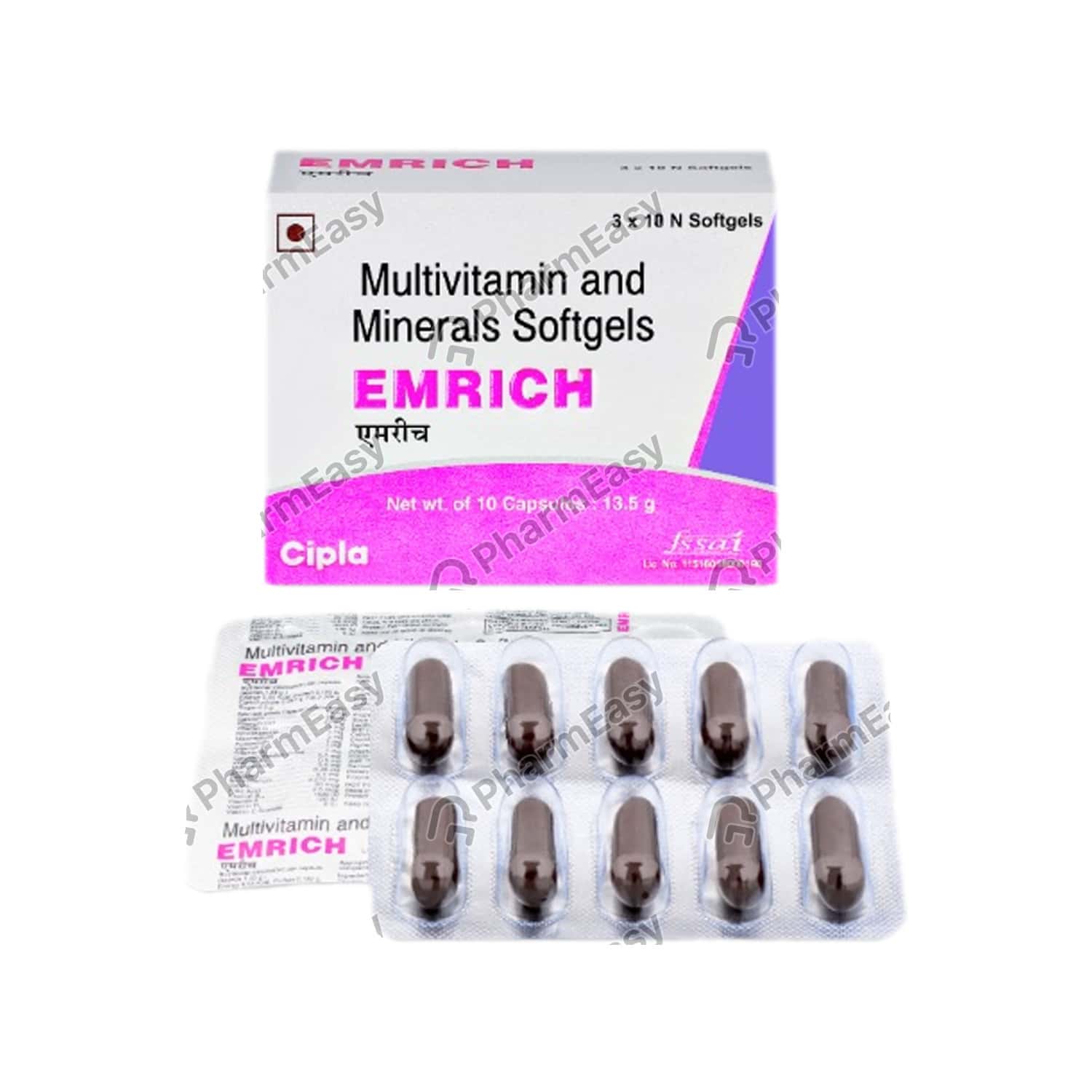 Buy Emrich Capsule 10 Online at Flat 18% OFF* | PharmEasy