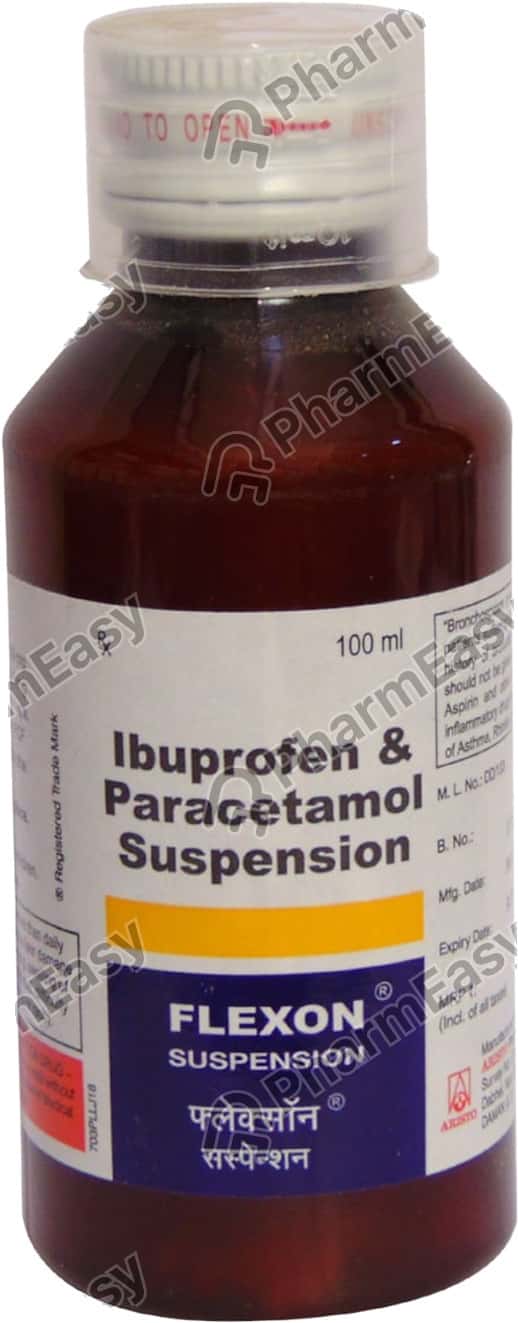 Flexon 100/125mg Bottle Of 100ml Suspension: Uses, Side Effects, Price ...