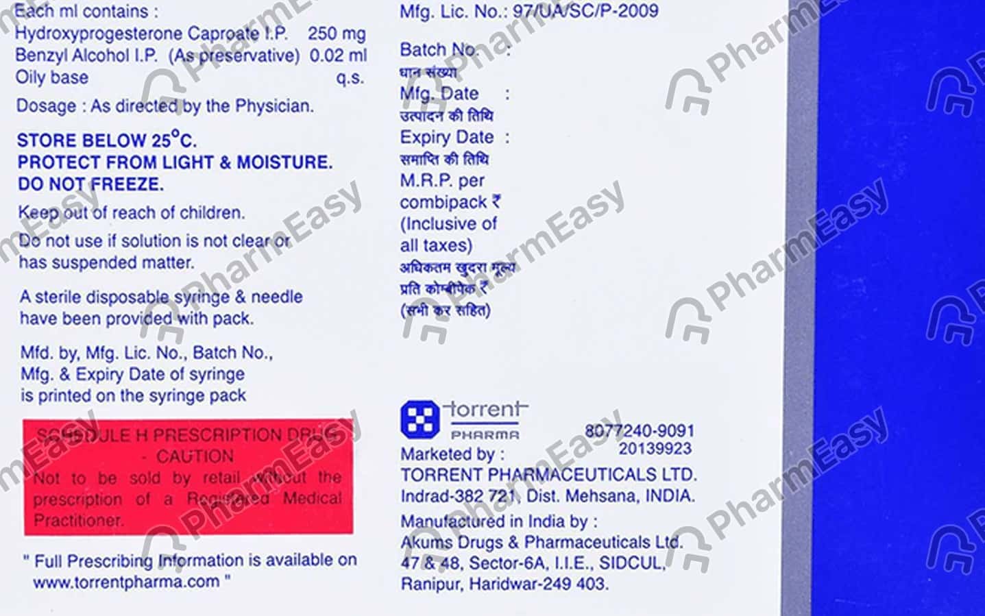 Uniprogestin 500 MG Injection (2): Uses, Side Effects, Price & Dosage ...